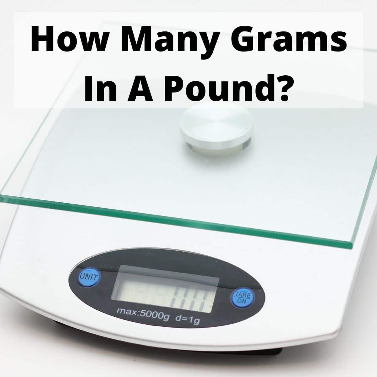 Converting Grams To Half Pound Measurements